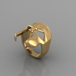 Silver MF DOOM Ring, Steel DR Doom Ring, Villain Mask Ring for Men, Men ...