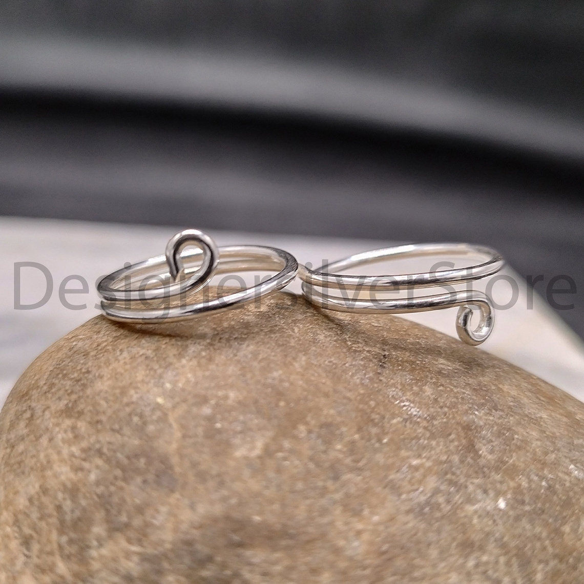 Buddy Splint Ring Two Finger Buddy Ring Sterling Silver - Etsy