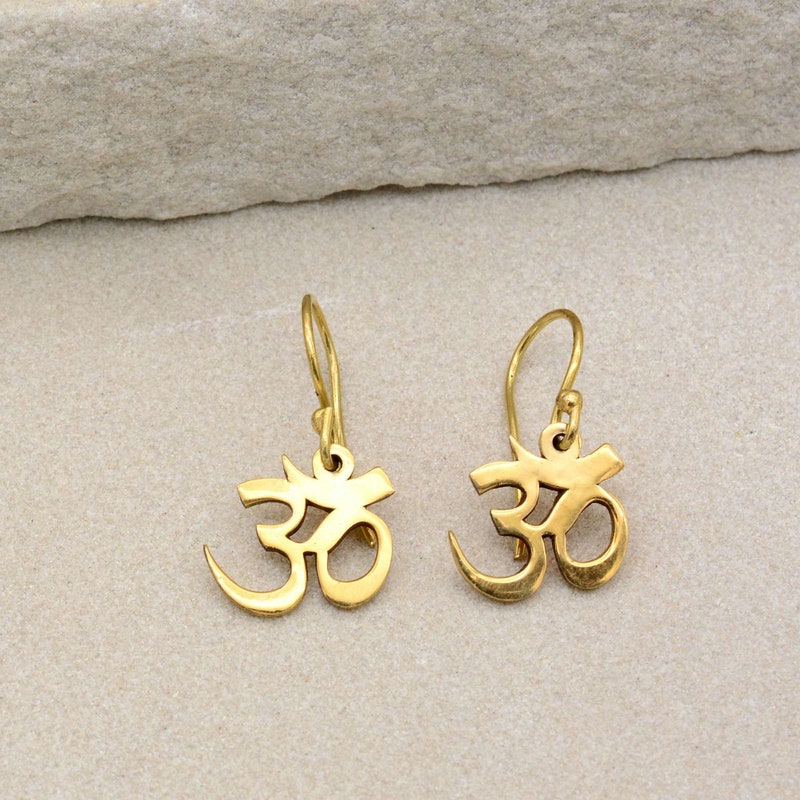 Om Earrings - Etsy