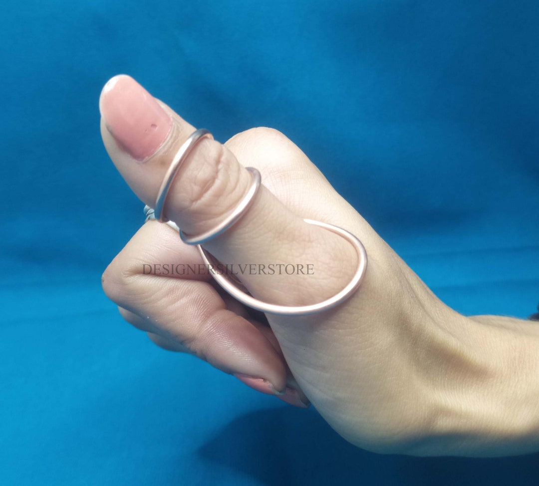 Thumb MCP Adjustable Sterling Silver Splint Ring, Silver Splint Ring ...