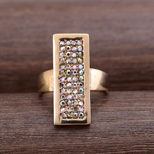 Rectangle Crystal - Etsy