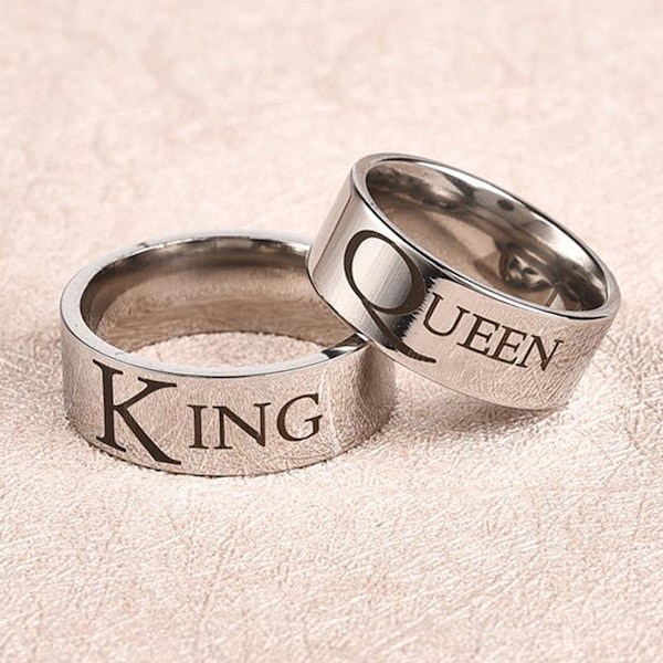 King Queen Tungsten Ring - Etsy