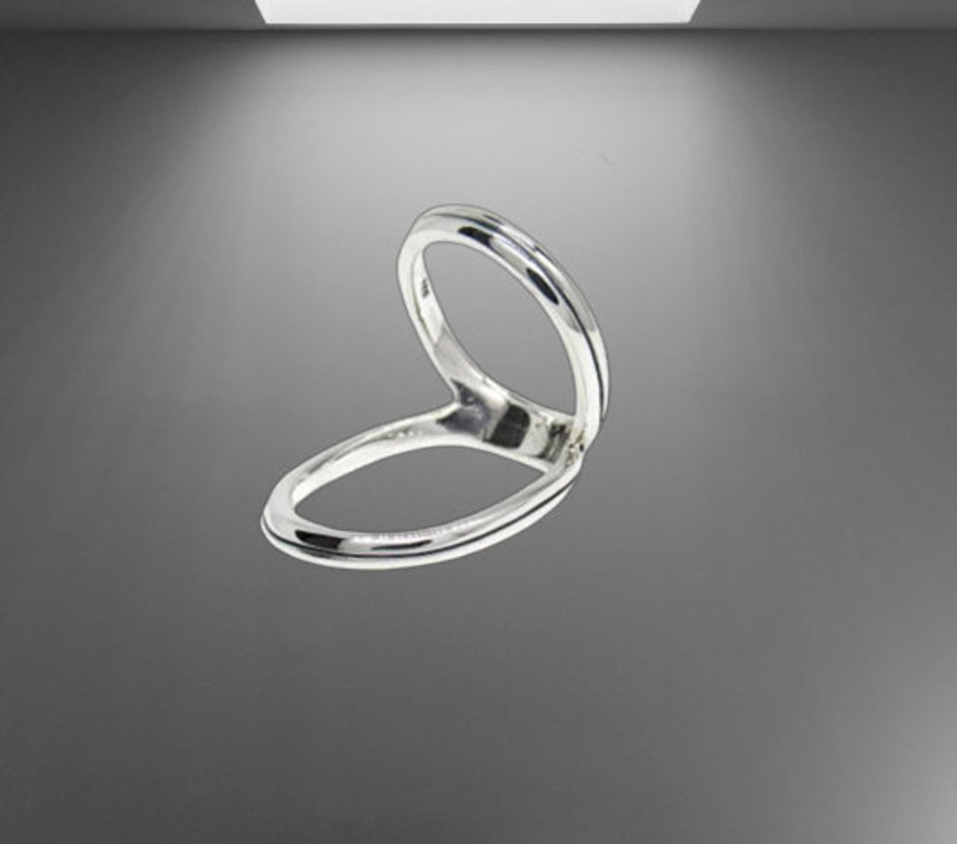 Adjustable Swan Splint Ring, Sterling Silver Swan Splint Ring, RA ...
