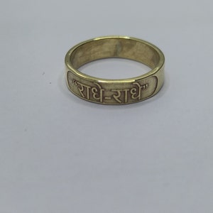 Mahamantra Hare Krishna Ring, Mahamantra Holy Names, Pure Silver Ring ...