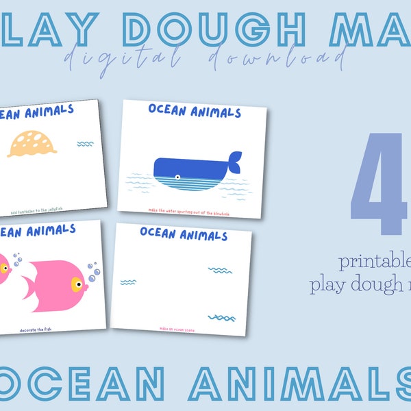 Play Dough Mats - Etsy