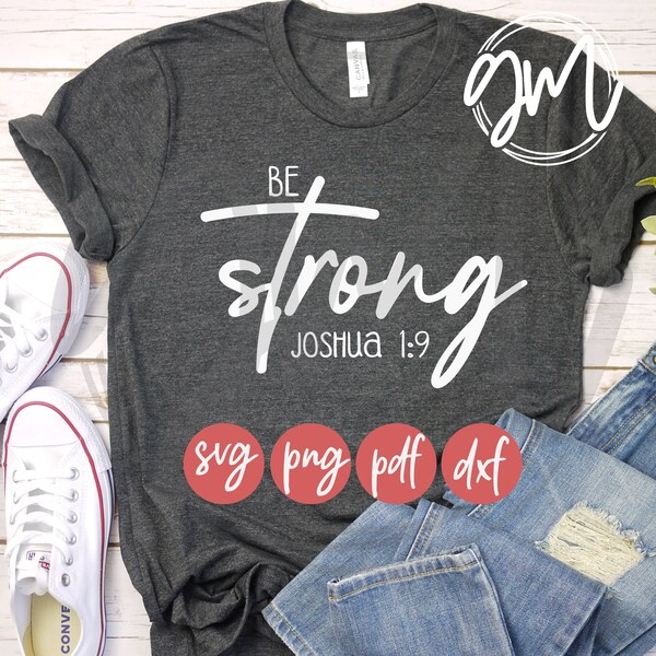 Joshua 1 9 Svg - Etsy