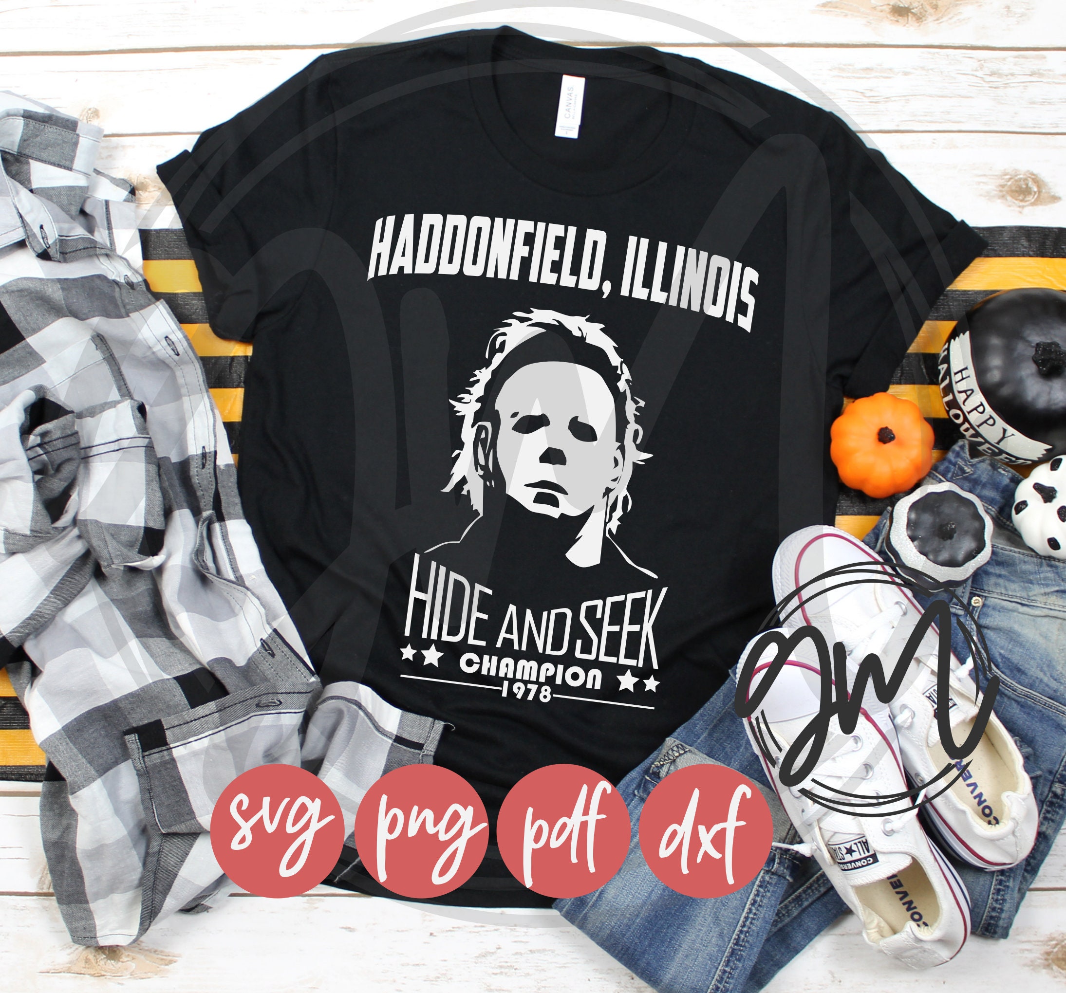 Haddonfield Illinois Hide and Seek Champion Michael Myers SVG | Etsy