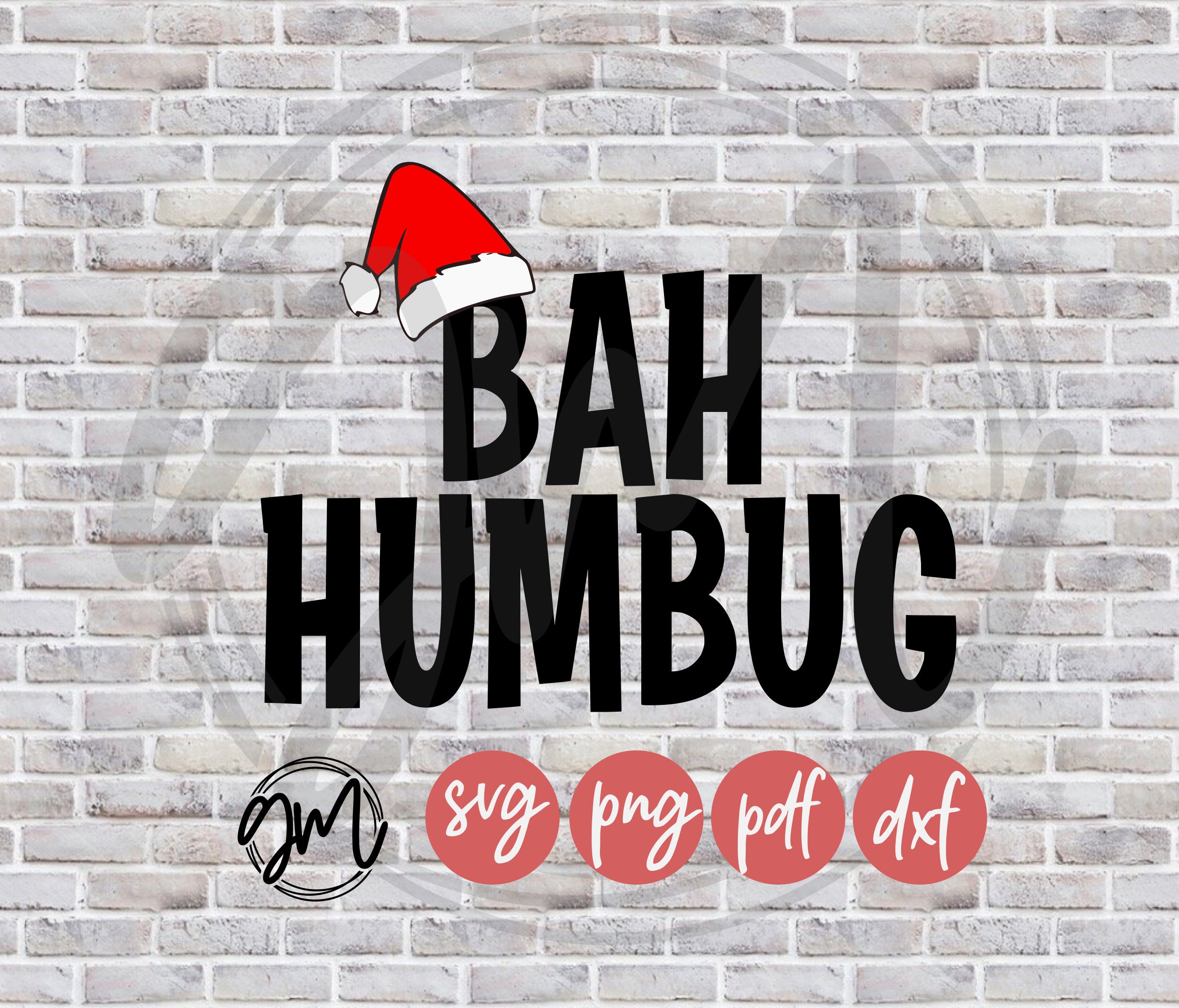 Bah Humbug SVG PNG Pdf Dxf Christmas Svg Scrooge - Etsy Australia