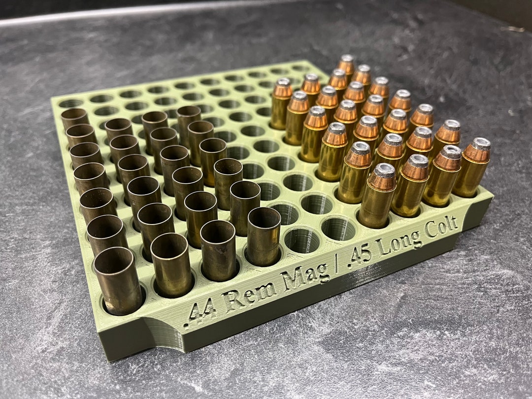 Jumbo Pistol Reloading Tray 100 Count - Group .44 Thru .500 - Etsy