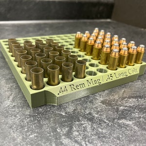 Jumbo Pistol Reloading Tray 100 Count - Group .44 Thru .500 - Etsy