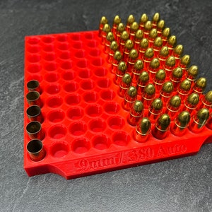 Jumbo Pistol Reloading Tray 100 Count Group .44 Thru .500 - Etsy