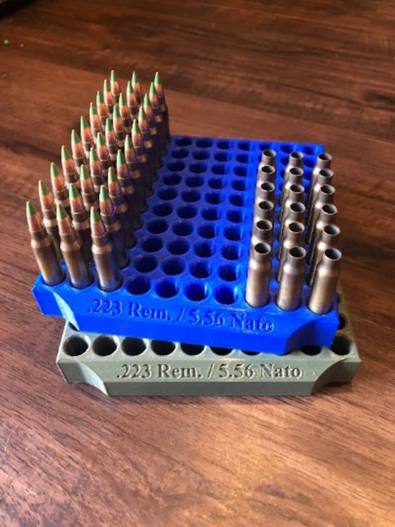 Jumbo Rifle Reloading Tray 100 Count - Etsy