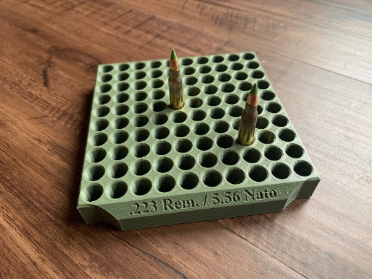 Jumbo Rifle Reloading Tray 100 Count - Etsy