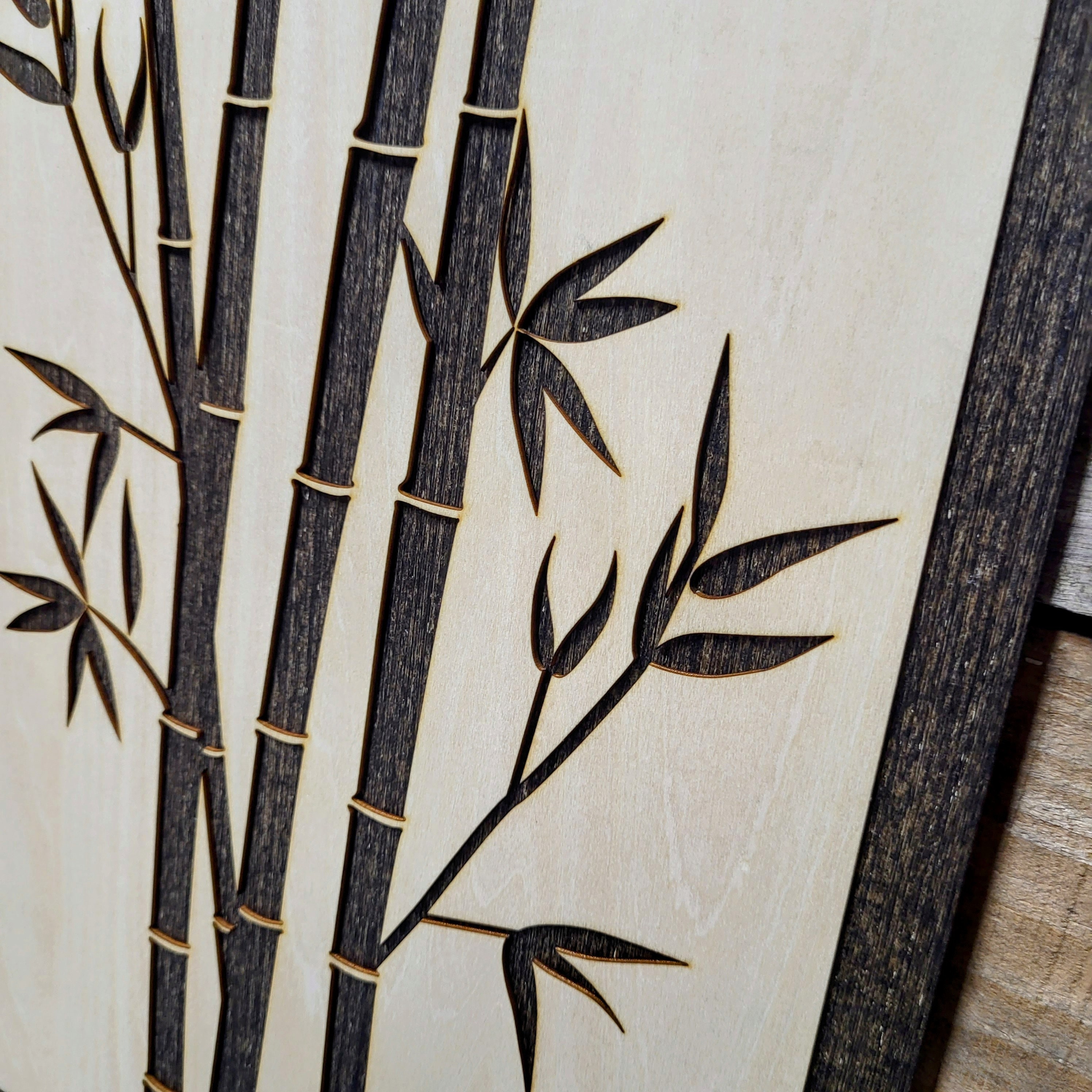 Serene Bamboo Wall Panel - Etsy