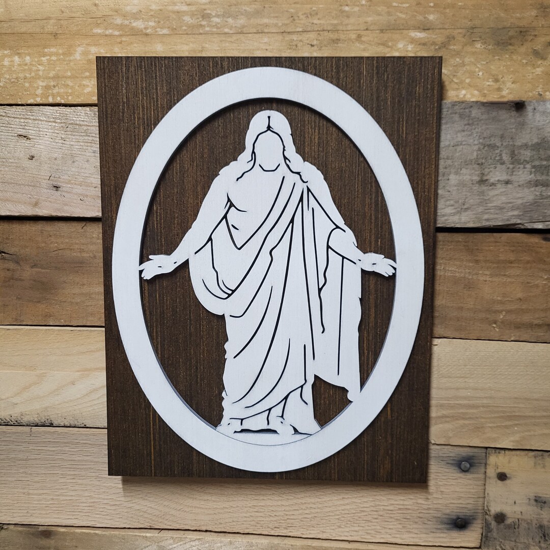 Christus Wall Panel Hanging Wood Sign Décor - Etsy