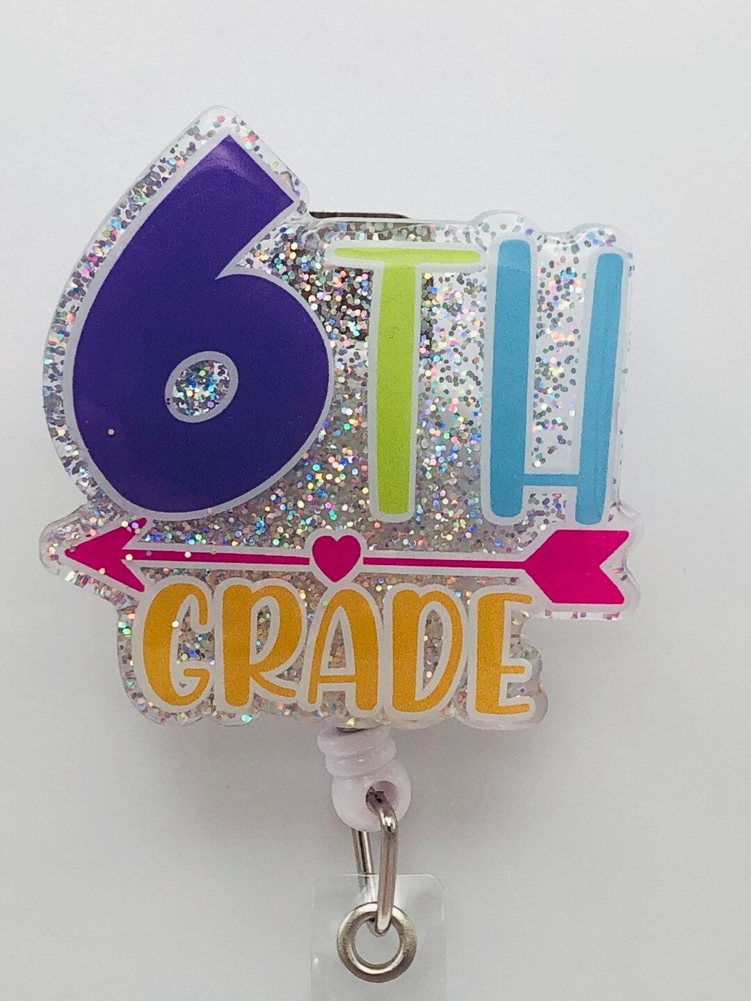 6th Grade Badge Reel - Etsy