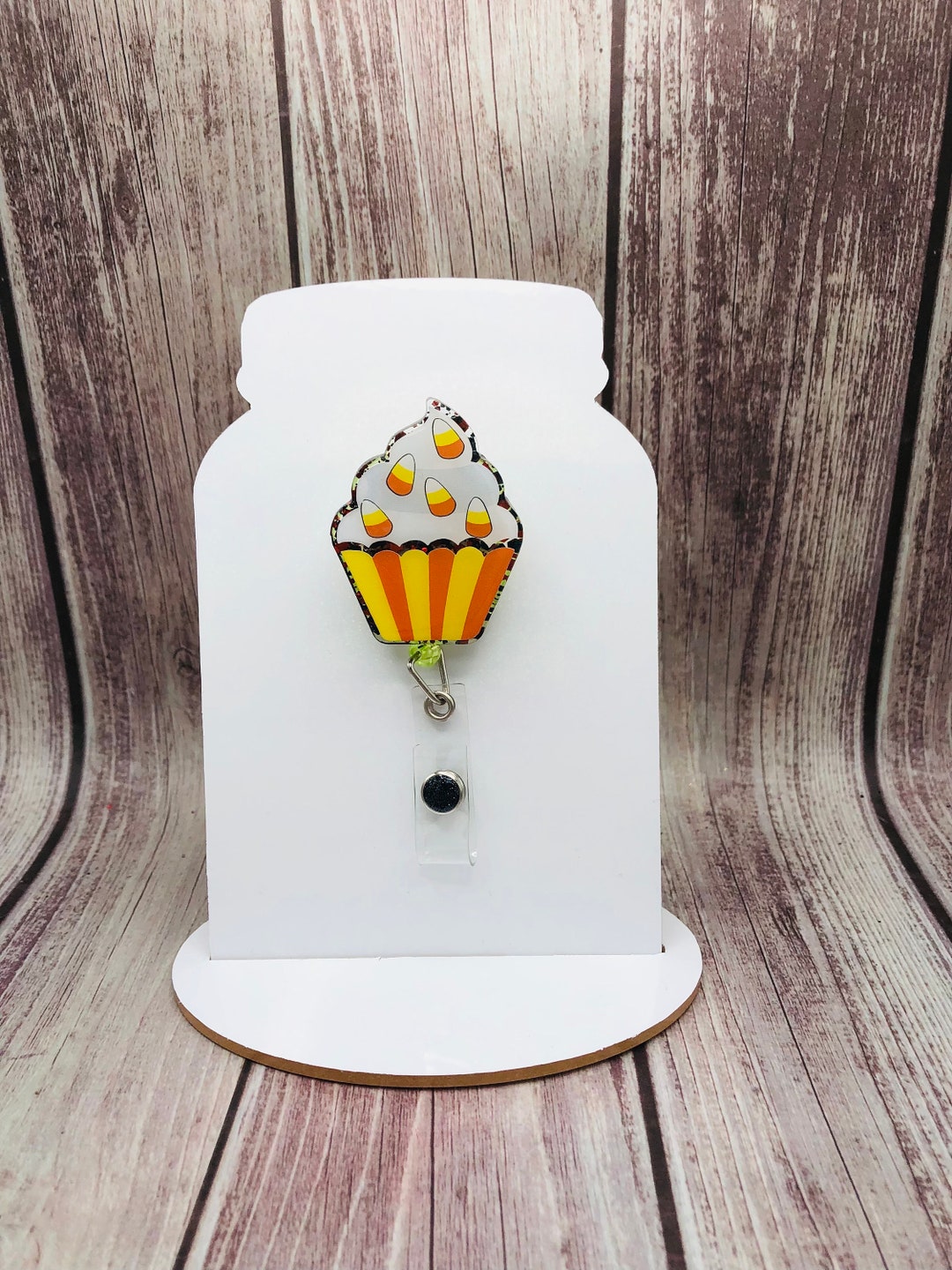 Halloween Candy Cupcake Badge Reel - Etsy