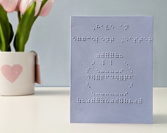 Tactile Braille Card - Etsy