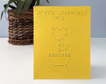 Tactile Braille Card - Etsy