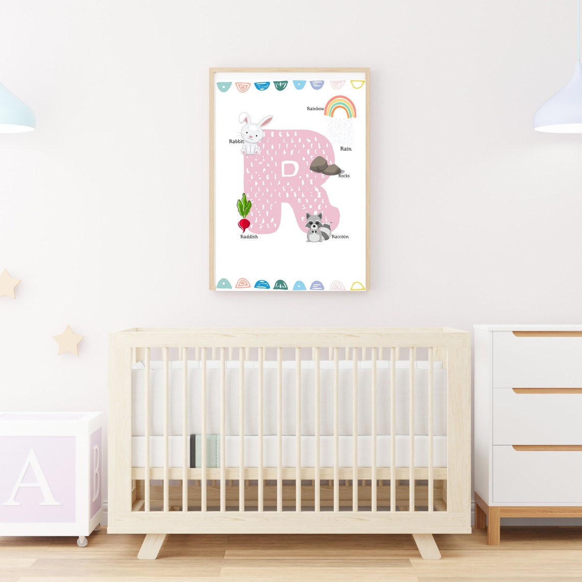 Letter R Print Letter R for Girls Pink Letter R Initial Letter R Kids ...