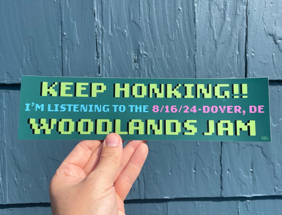 Mondegreen Woodlands Jam - Bumper Sticker - Etsy