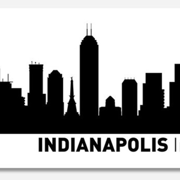 Skyline Wall Decal - Etsy