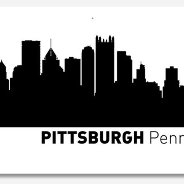 Pittsburgh Skyline Decal - Etsy