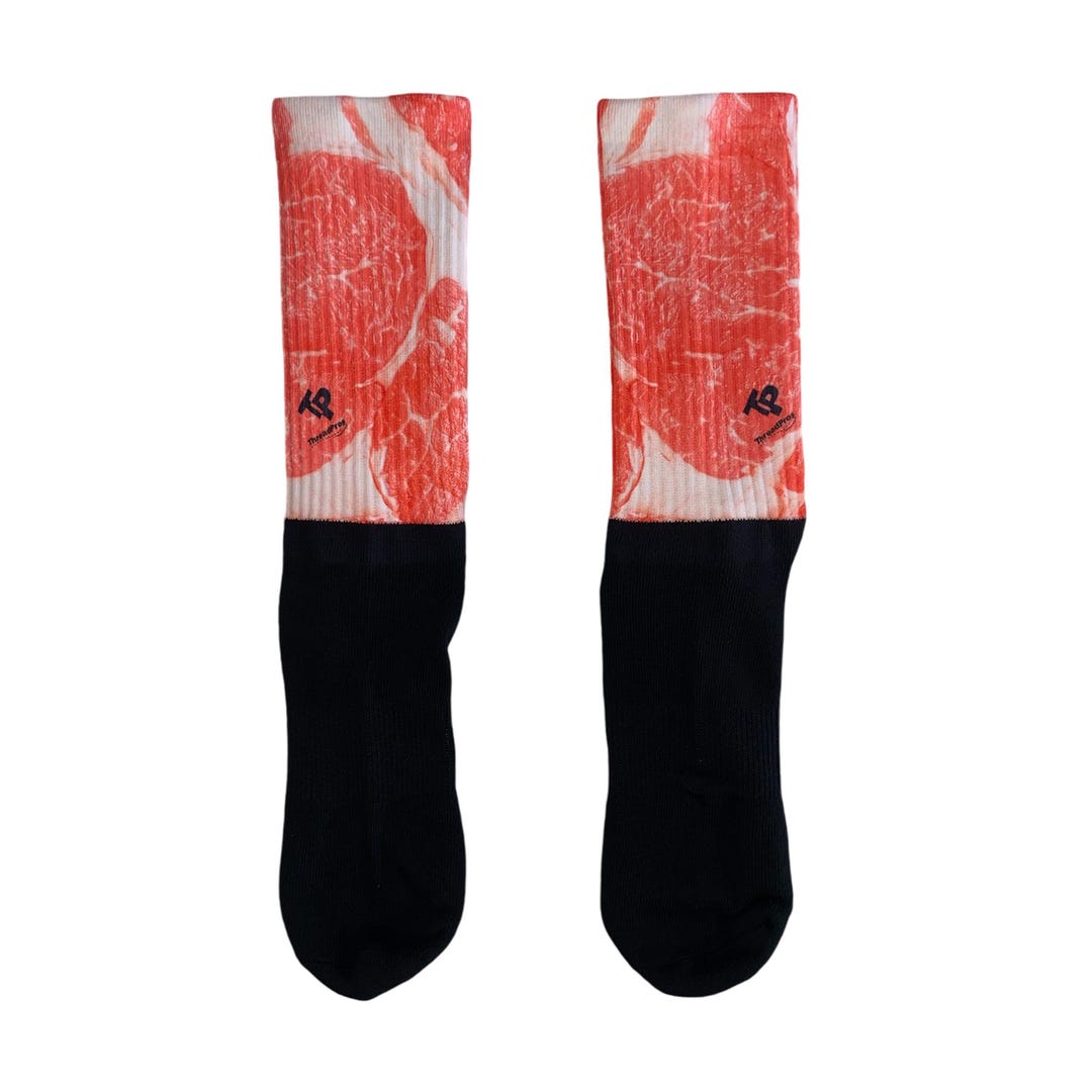 Unisex Sole Food Ribeye Steak Sublimated Socks by Thread Pros - Etsy