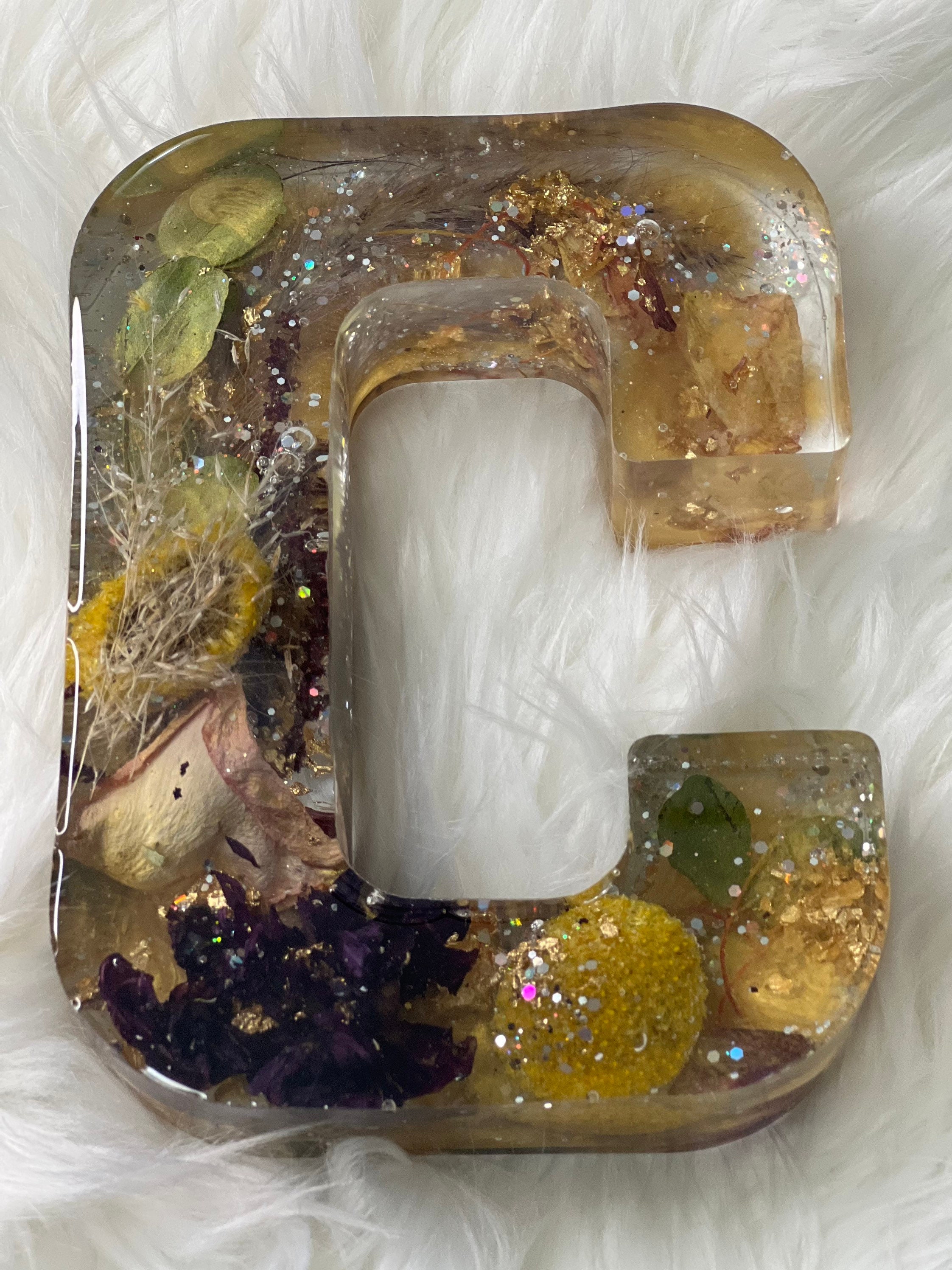 Custom Resin Letter - Etsy