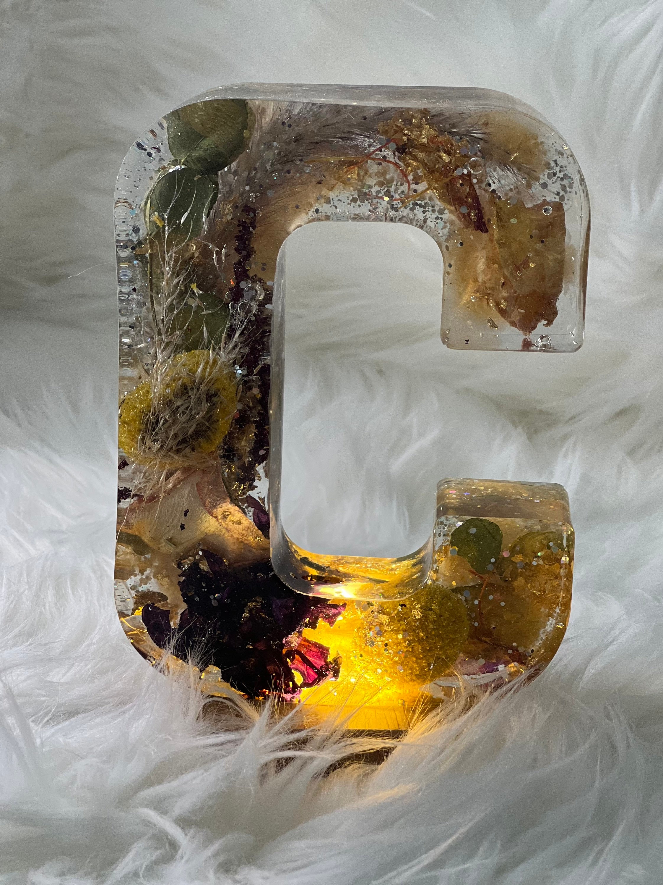 Custom Resin Letter - Etsy