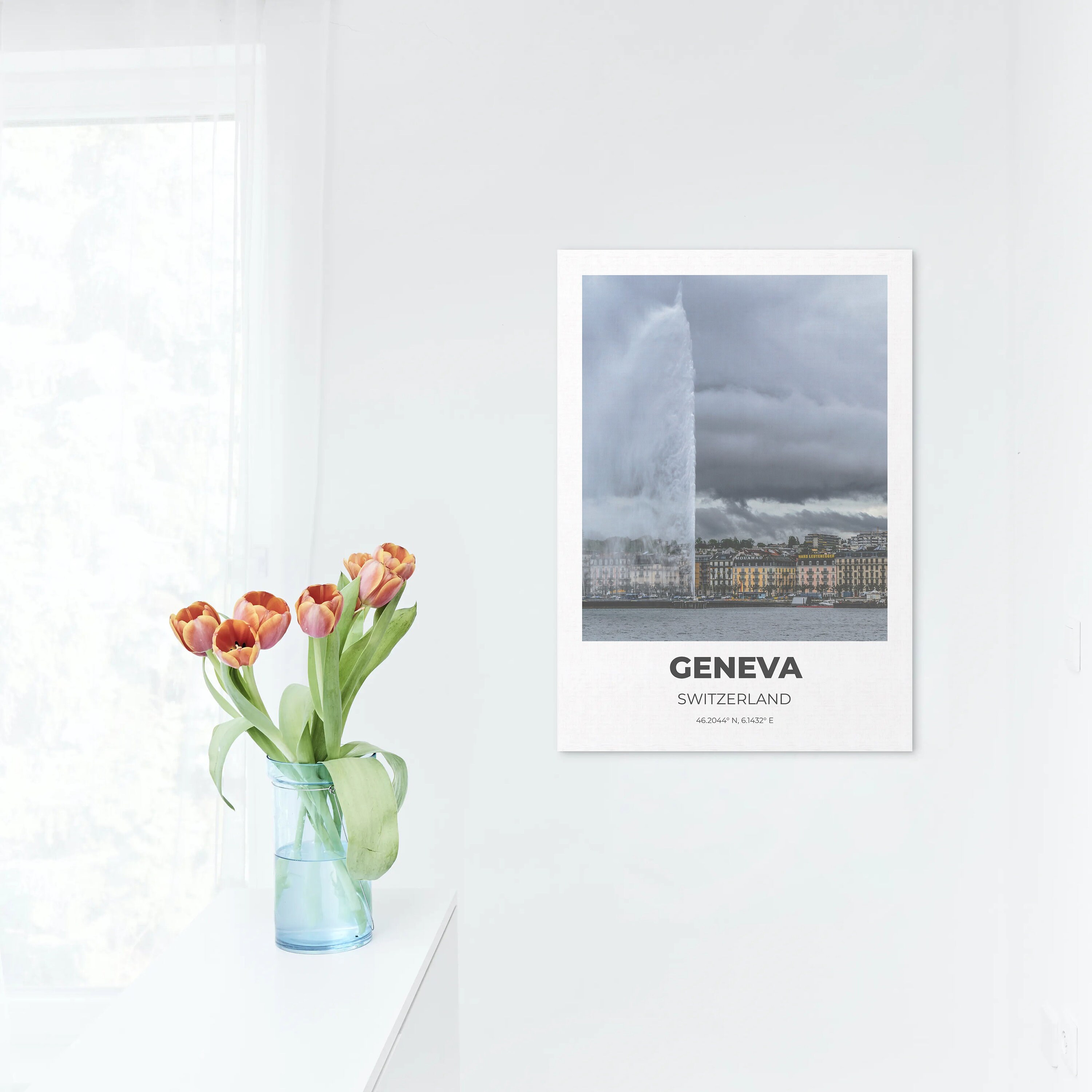 Geneva Switzerland Wall Decor Lake Geneva Photo Geneva Wall - Etsy Hong ...