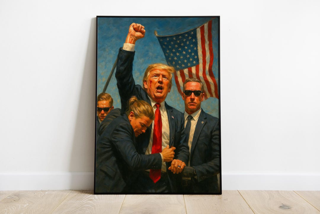 Donald Trump Fan Art, Donald Trump Poster, Patriotic Art, Americana - Etsy