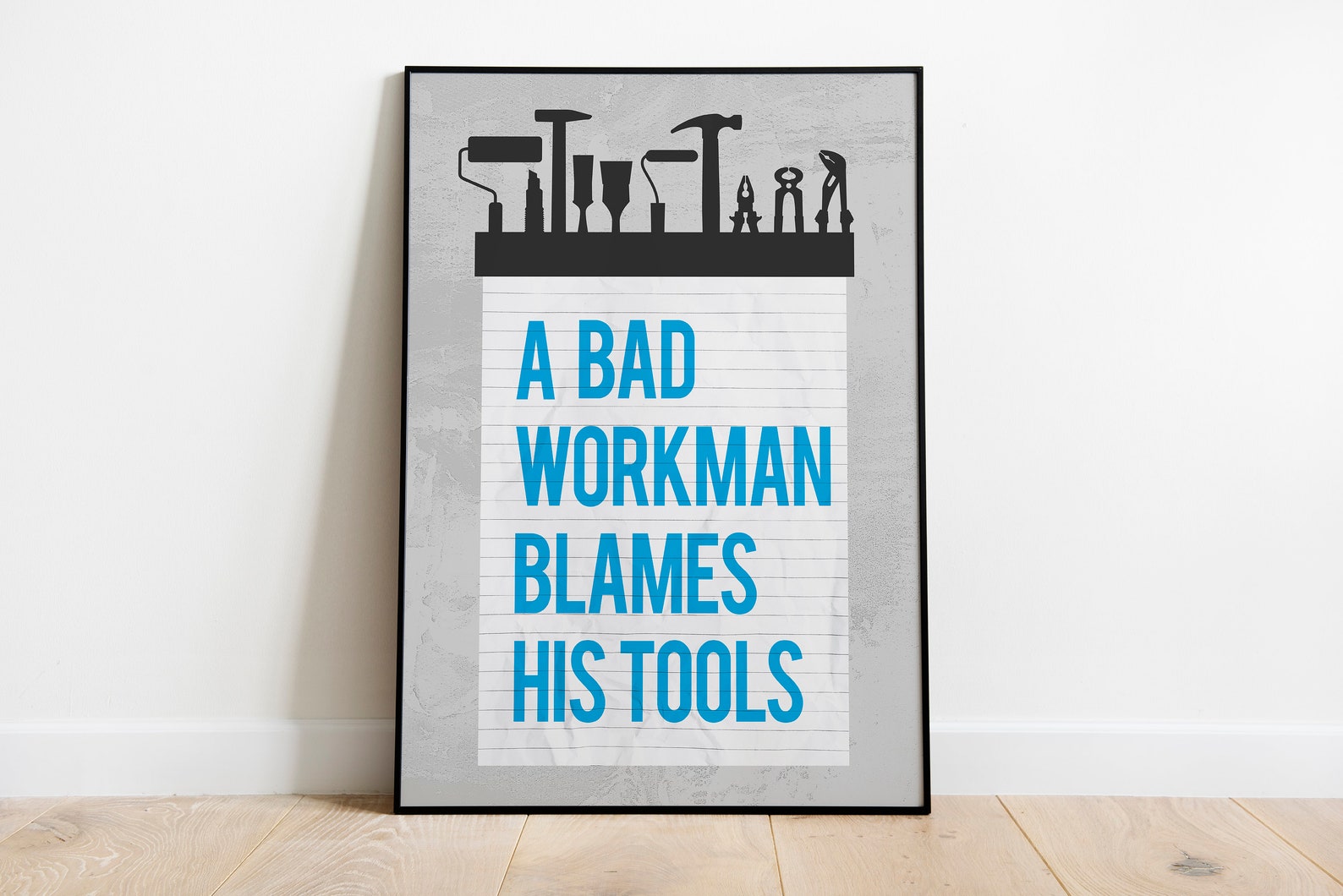 Workman Tools Quote Print: Office Shed Decor (digital Download) - Etsy