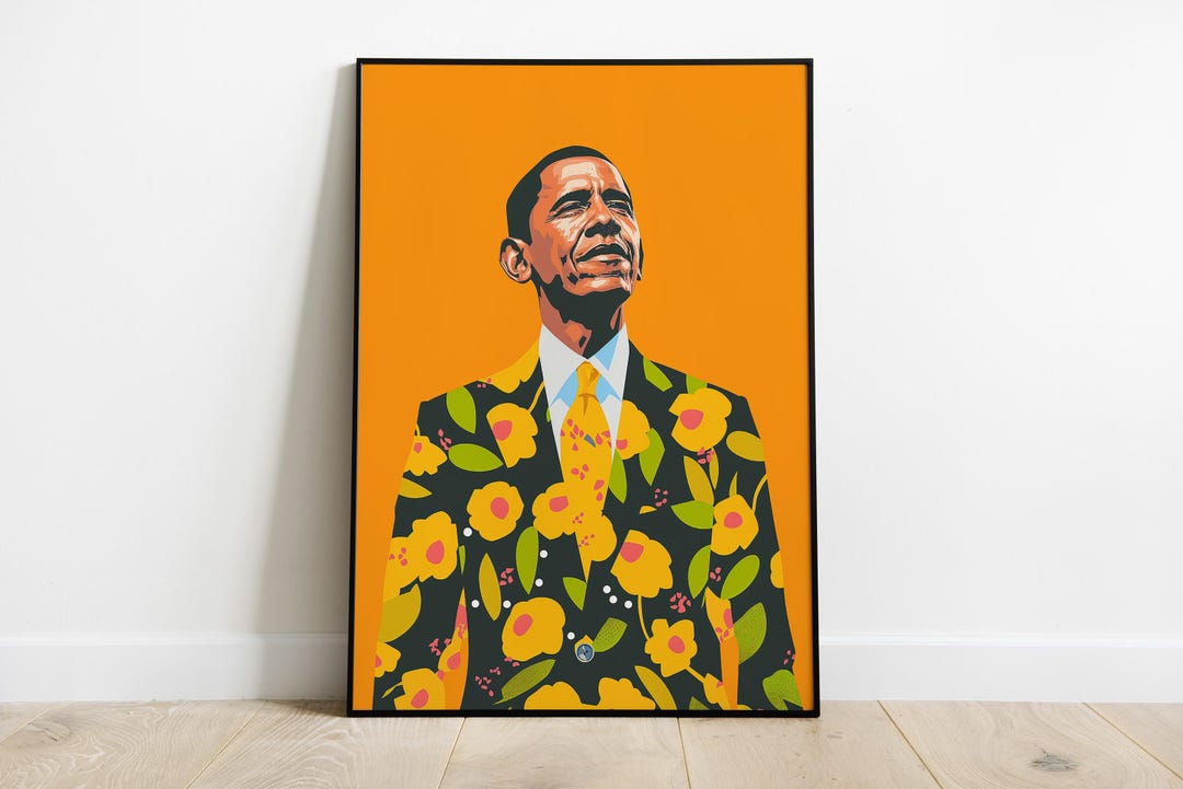 Barack - Barack Obama - Illustration - Barack Obama Portrait - Art ...