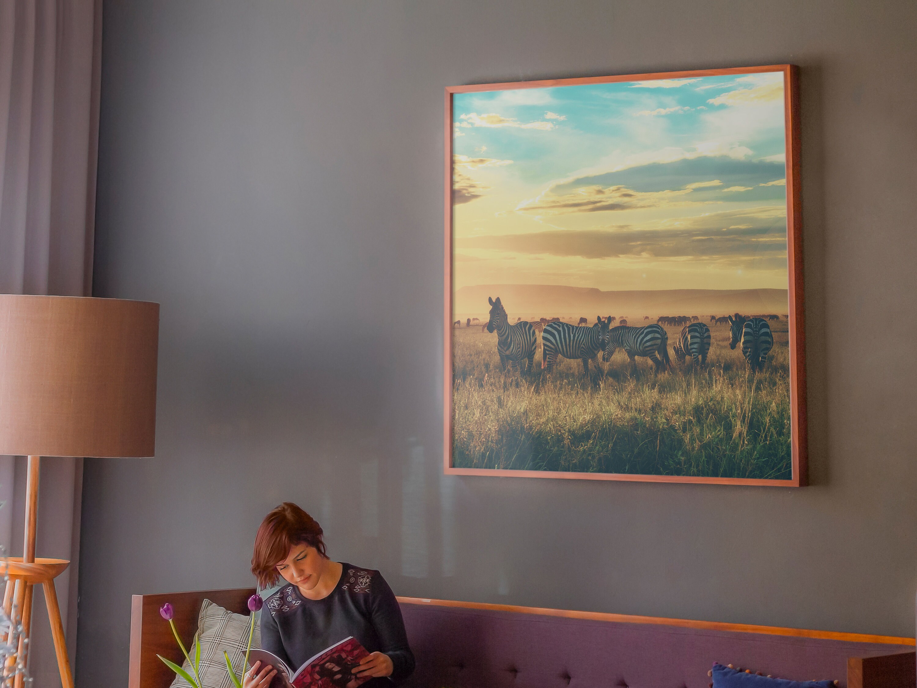 Zebra Wall Art, Zebra Wall Art Print, Zebra Wall Decor, Zebra Art Print ...