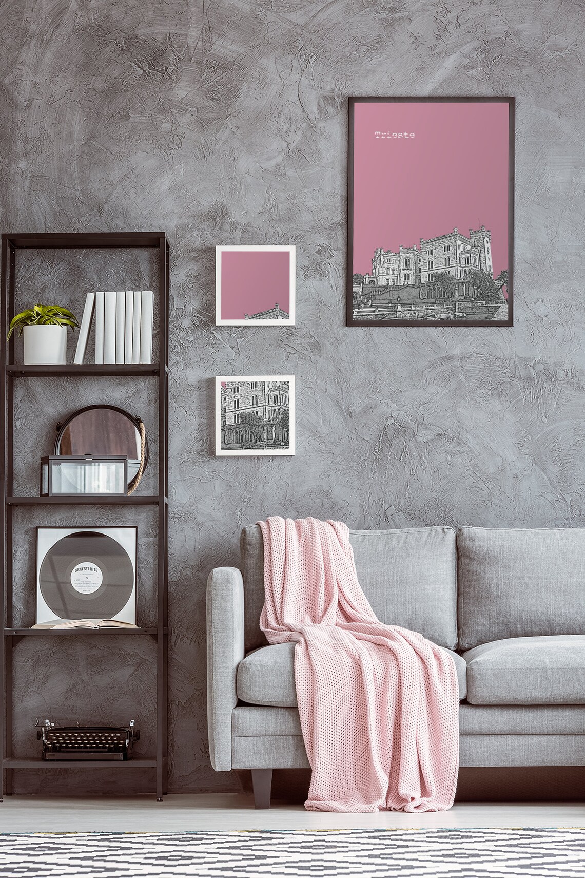 Trieste Print, Italy Poster, Trieste Skyline, Travel Poster, City Print ...