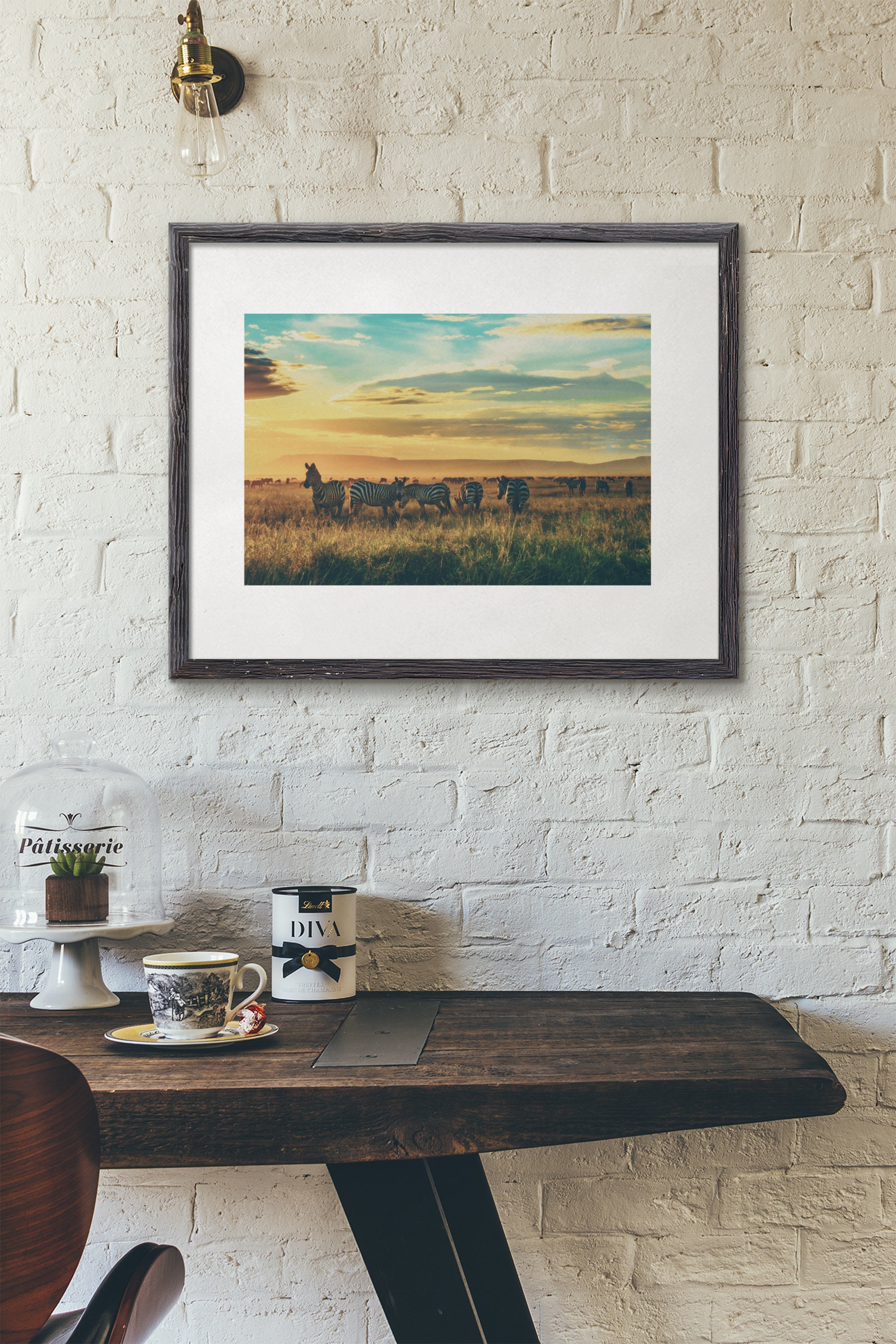 Zebra Wall Art, Zebra Wall Art Print, Zebra Wall Decor, Zebra Art Print ...