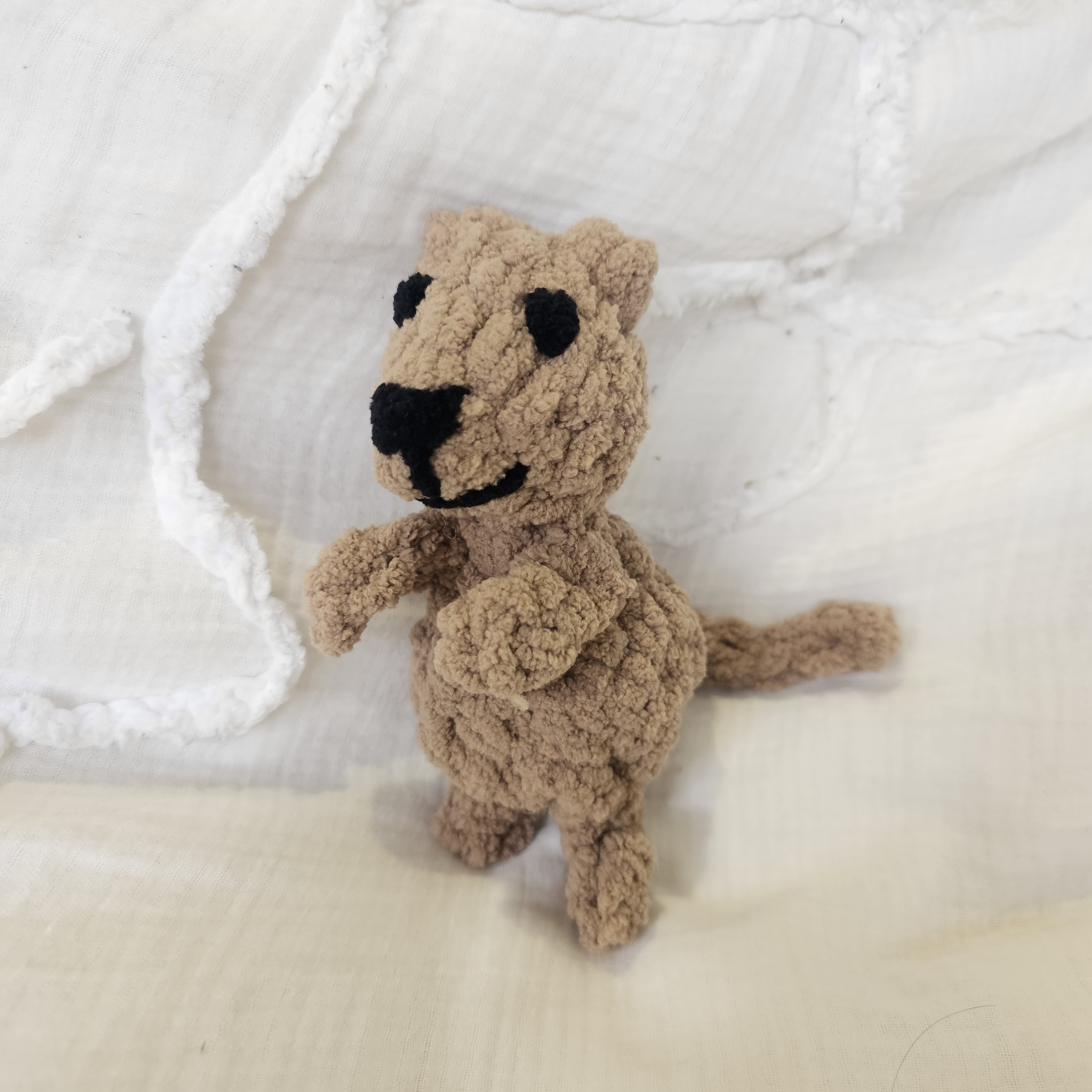 Quokka Family Pattern Crochet Amigurumi Lovey Stuffie Plushie - Etsy