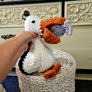 Pelican Crochet Pattern, Amigurimi Pattern, Crochet Pelican, Lovey ...