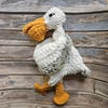 Pelican Crochet Pattern, Amigurimi Pattern, Crochet Pelican, Lovey ...