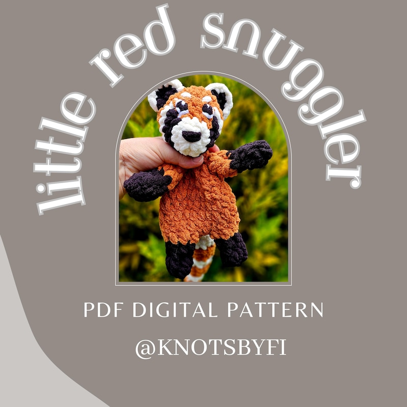 Crochet Red Panda - Etsy