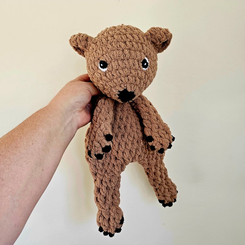Mini Wilbur Wombat Pattern Crochet Amigurumi Lovey Stuffie Plushie ...