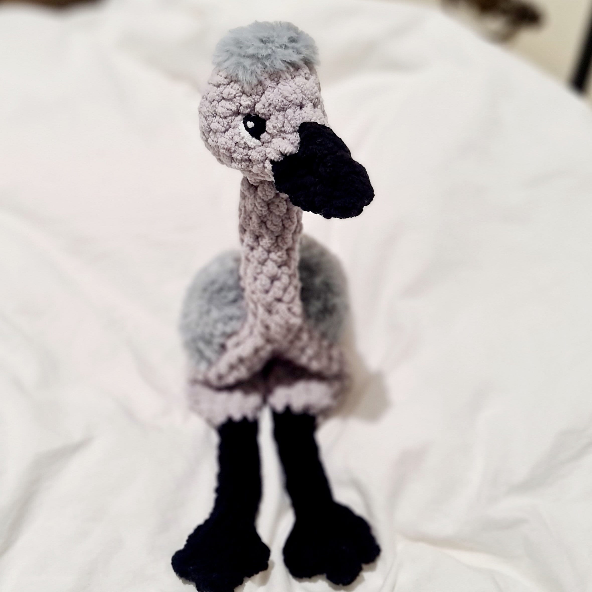 Eddie Emu Snuggler Pattern Crochet Amigurumi Lovey - Etsy