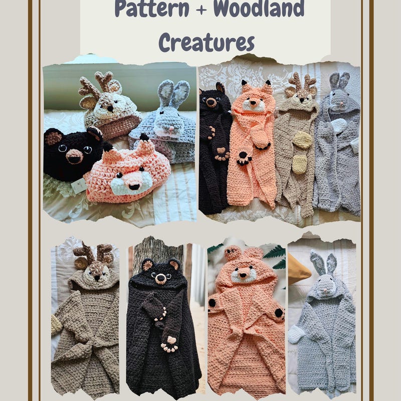 Woodland Wearable Blanket - Etsy