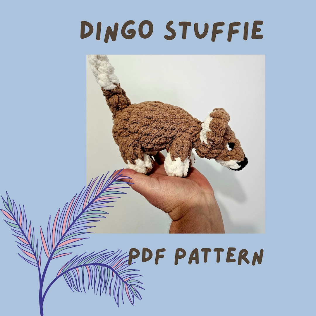 Dingo Mini Stuffie Pattern Crochet Amigurumi Plushie - Etsy