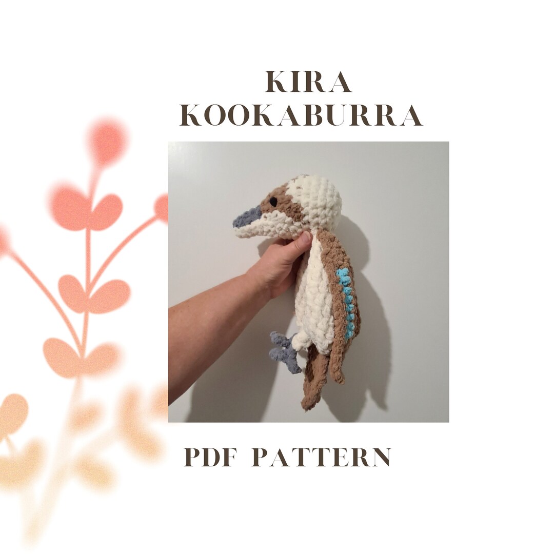 Kira Kookaburra Pattern PDF Snuggler Lovey Plushie Pattern - Etsy