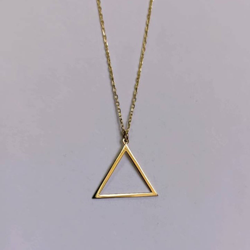 Triangles Necklace - Etsy