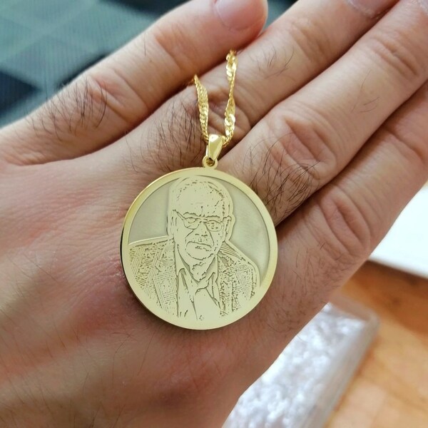 Custom Gold Pendant - Etsy