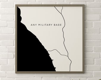 Military Base Map - Etsy