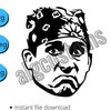 Prison Mike the Office Svg Jpeg Png Stencil Cricut Michael Scott - Etsy